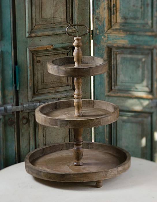 3-tier wood stands offer variety of uses