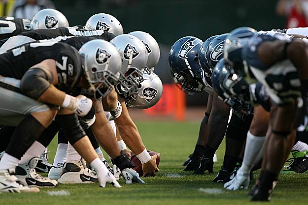 Raiders upgrades all on the line today vs. Titans