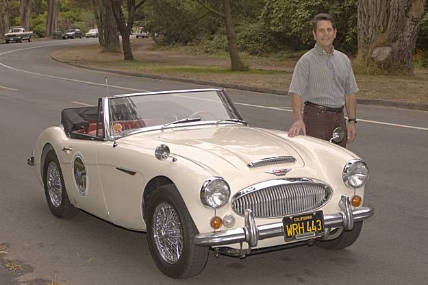 Owner take '66 Austin Healey from college to the Concourse d'Elegance
