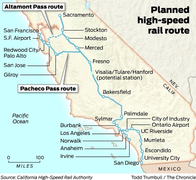 Pacheco Pass high-speed rail route wins again