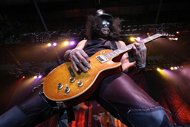 Newly solo Slash sure gets around