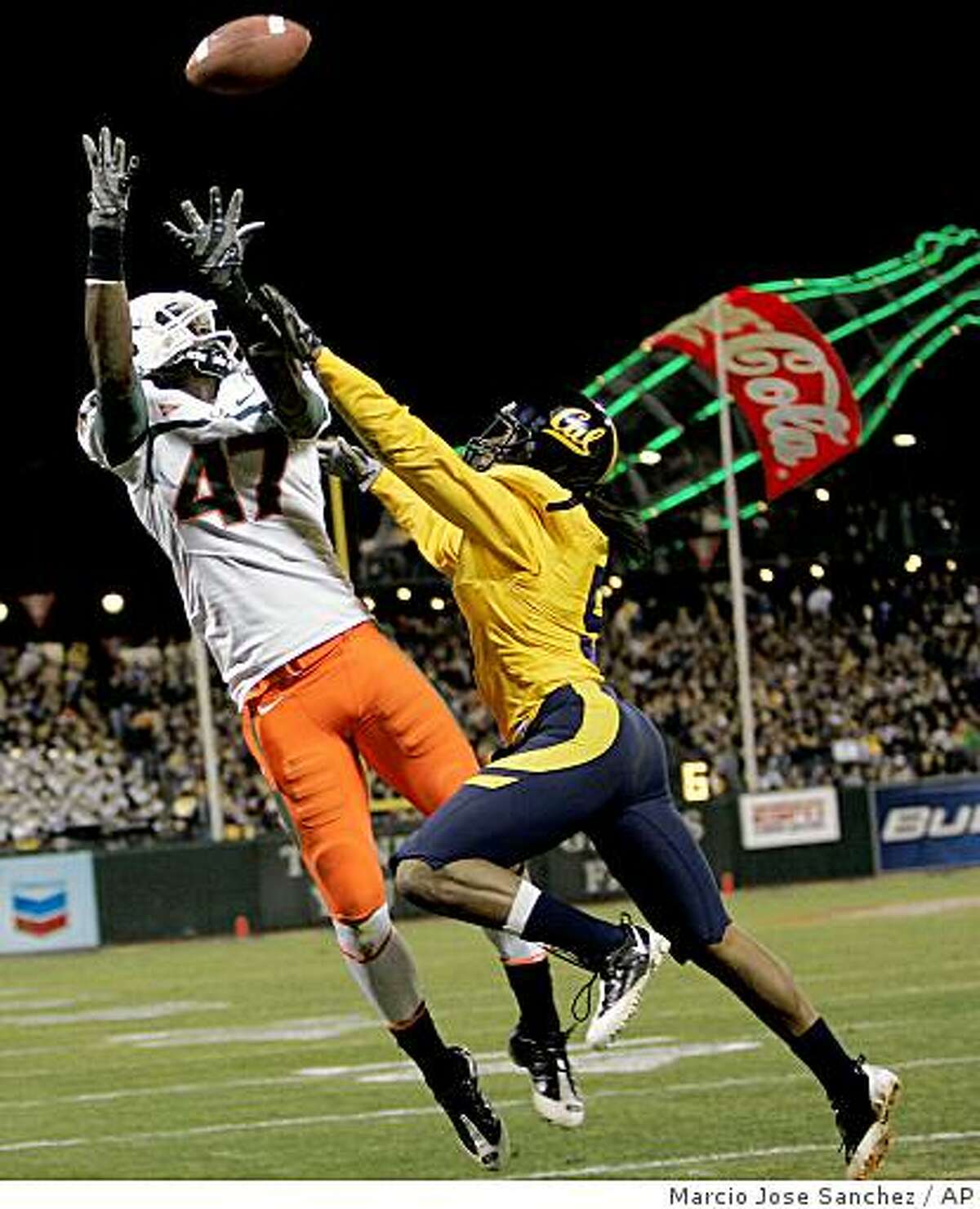 Miami frustrated by close loss to Cal