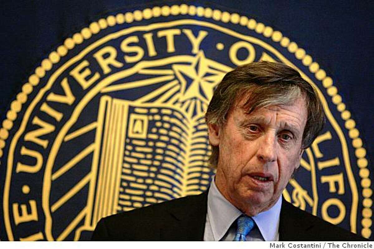 UC regents' powerhouse chief, Richard Blum