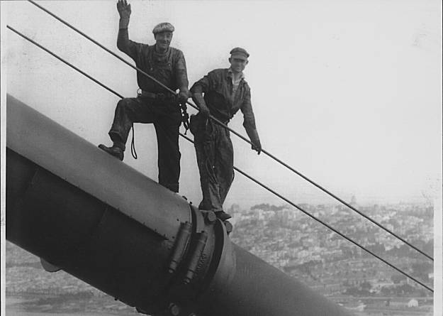 Painter worked on both landmark bridges