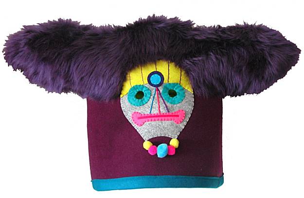 'Hot Pink Fuzz': Artist stuffs life into work