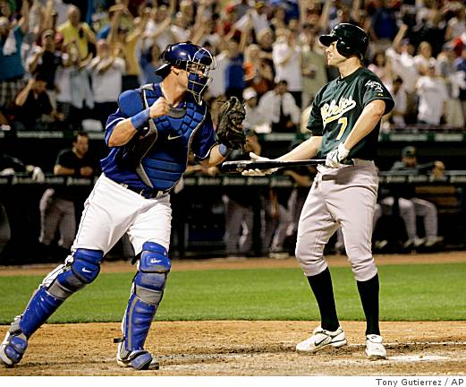 'No. 1' A's fall back to Earth