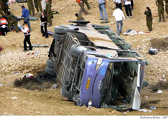 Fatal bus crash: worst Israel traffic accident