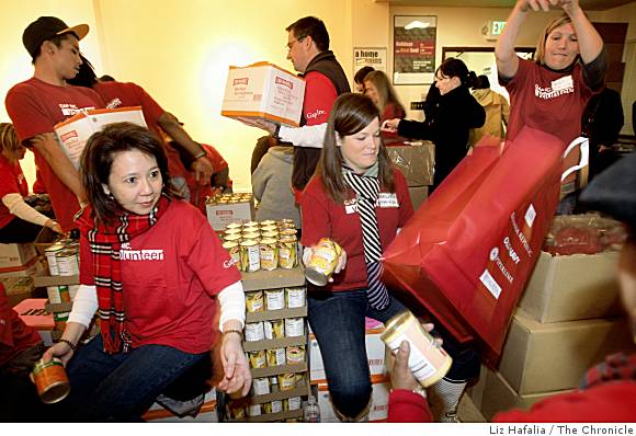 Longest line ever for Glide grocery giveaway