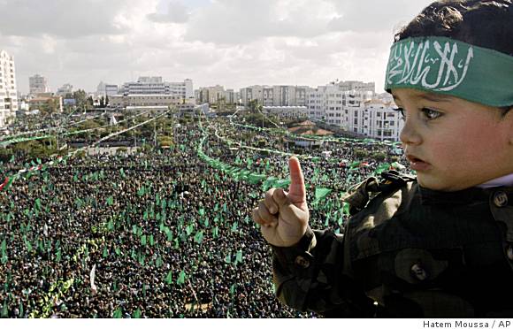 Hamas celebrates anniversary with Gaza rally