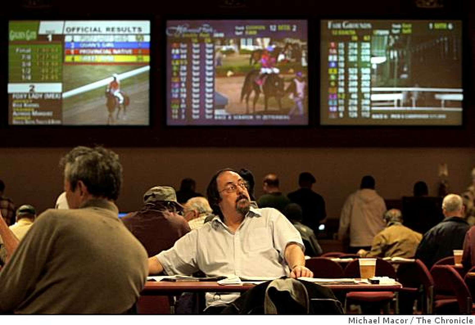 Horse racing industry betting on off-track wagers
