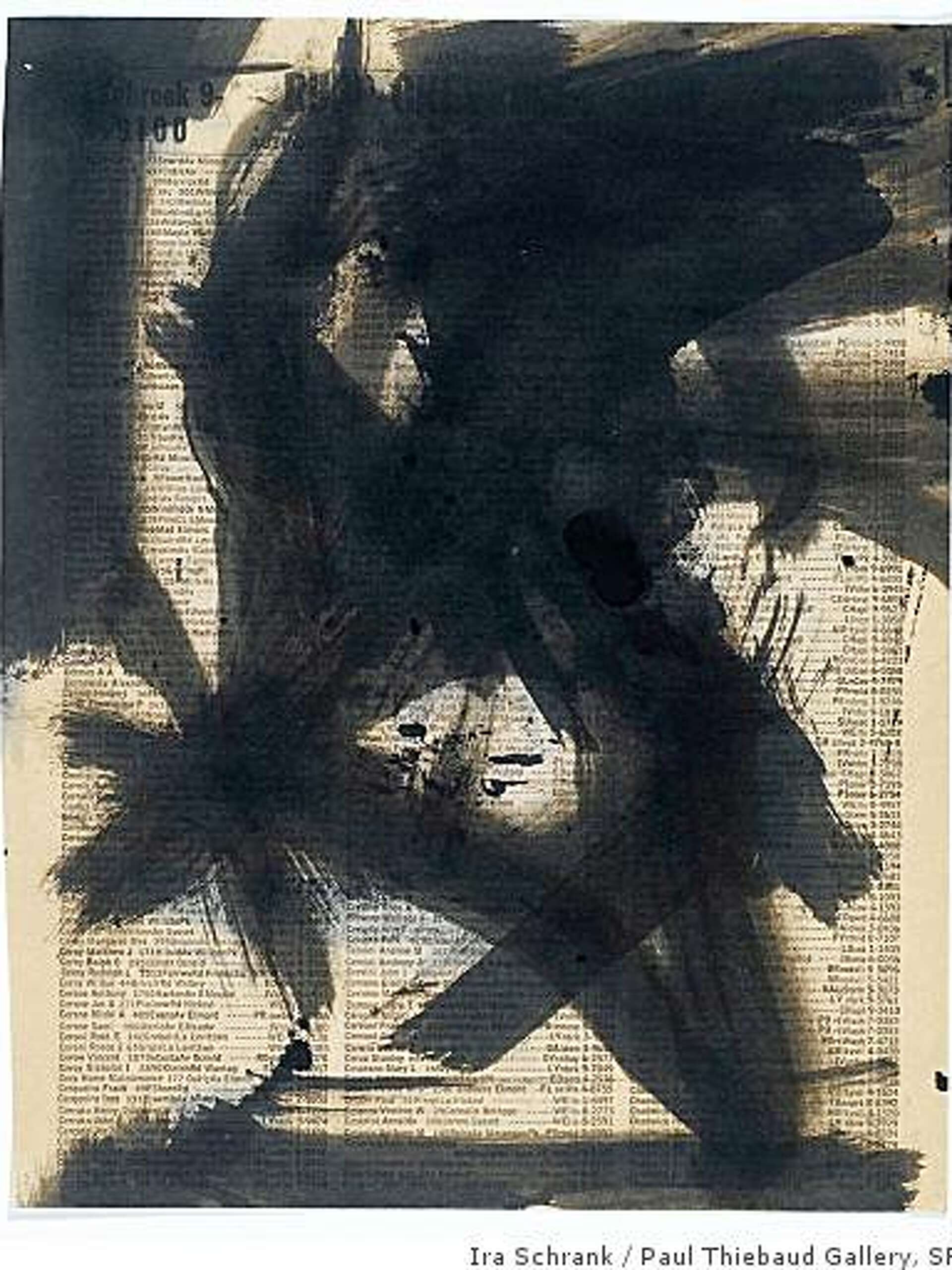 Franz Kline throwaways make a suave impression