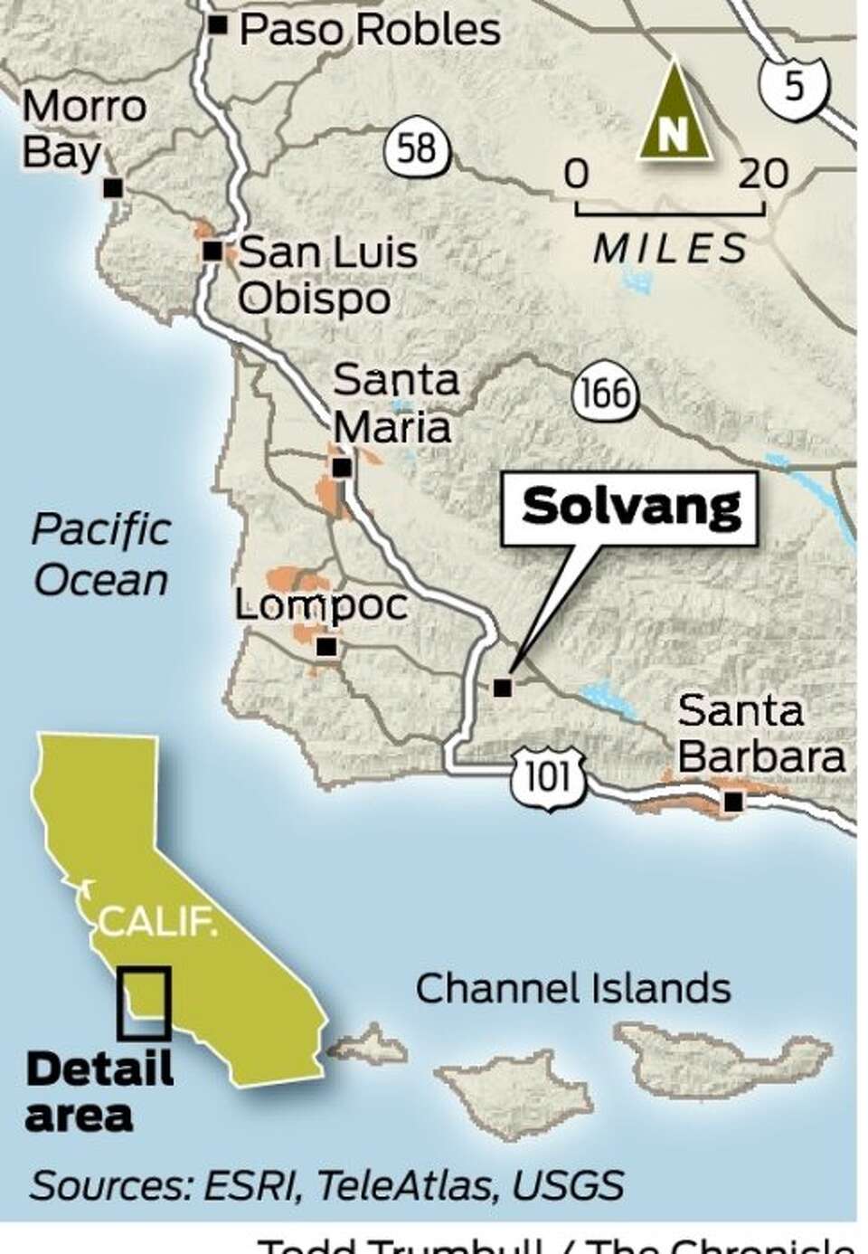 Solvang's Danish accent is not just show