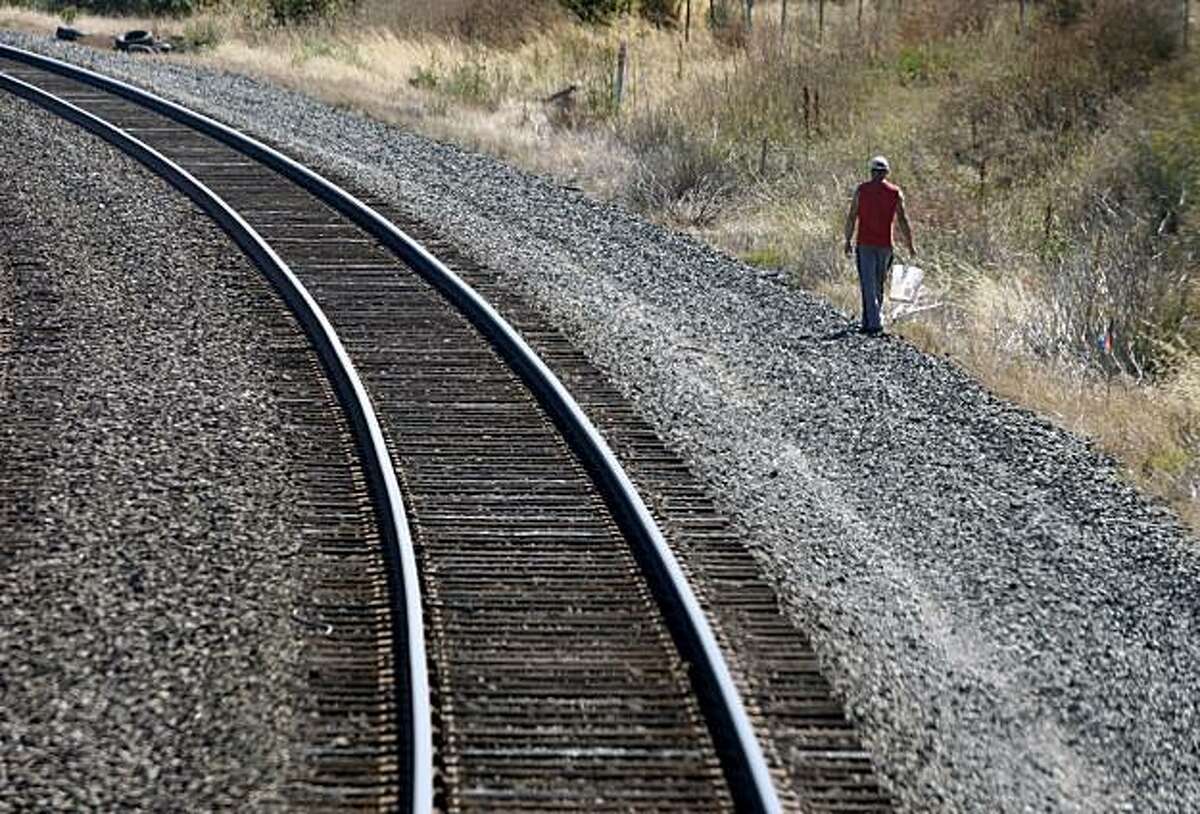 'Safety train' ride shows danger to pedestrians