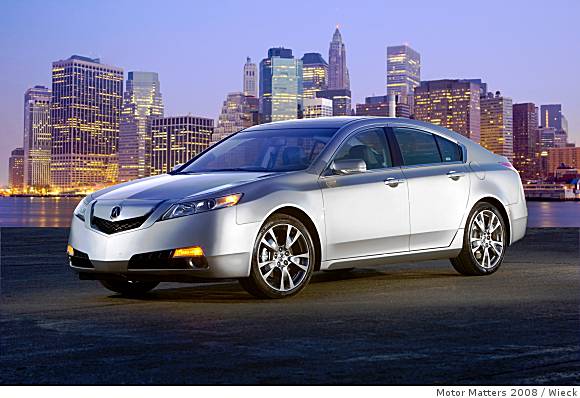 Acura sports hard, aggressive luxury in the all-new 2009 TL