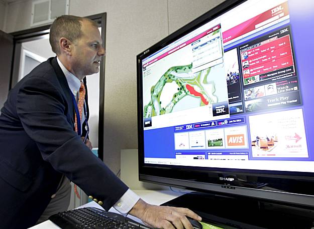 U.S. Open golf app lets IBM showcase technology