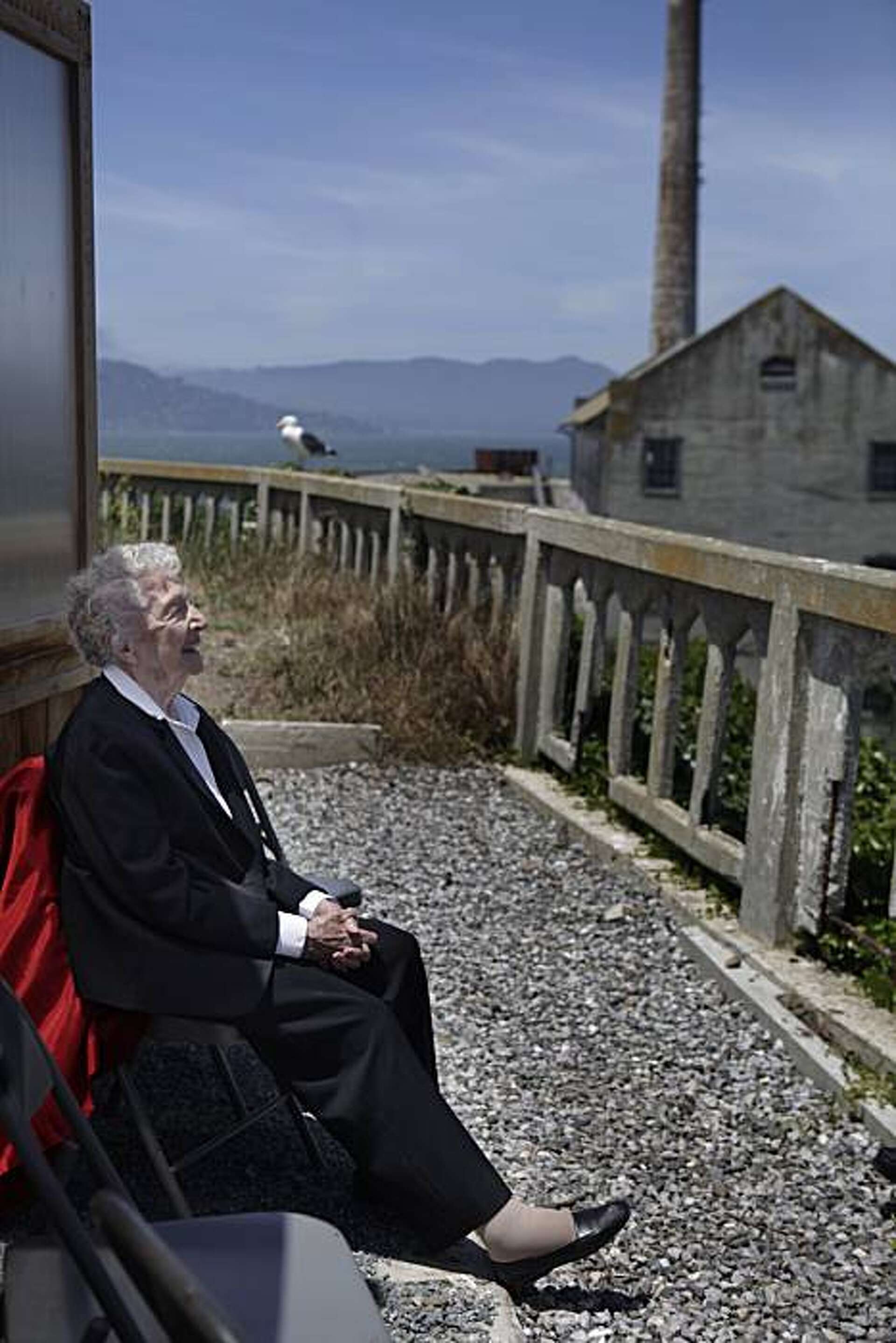 Woman who called Alcatraz home back for visit