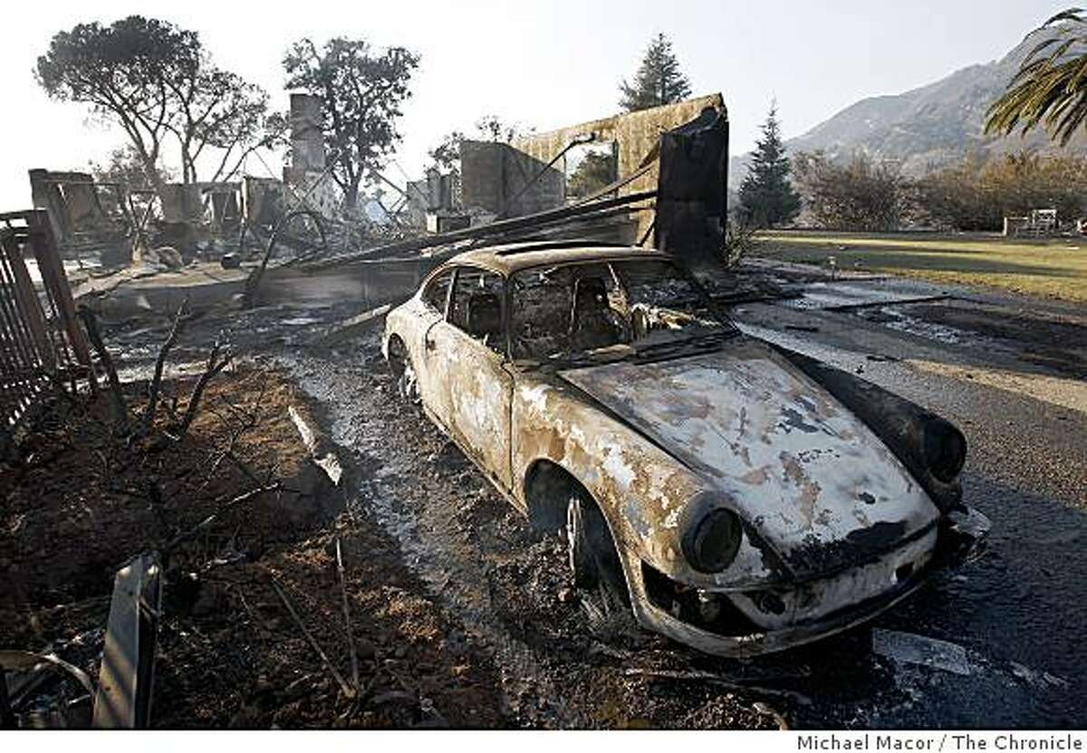 Tea Fire rages from Montecito to Santa Barbara