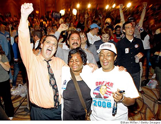 Dancing, cheering and prayers across the U.S.