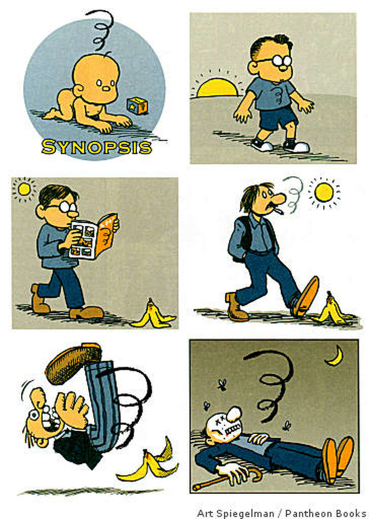 Early work of Art Spiegelman in 'Breakdowns'