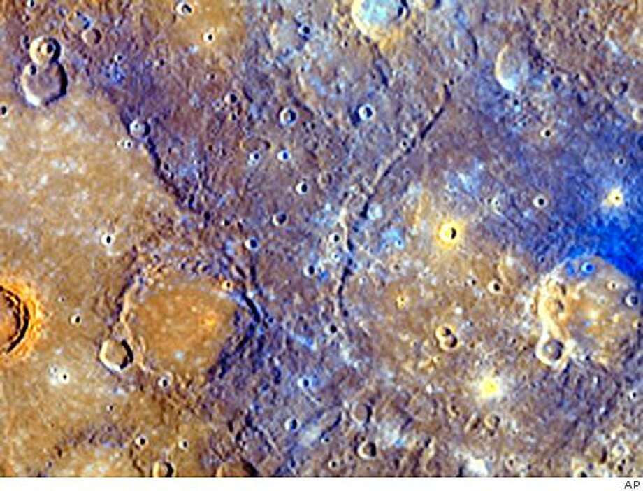 Mercury's many volcanoes spewed blue material - SFGate
