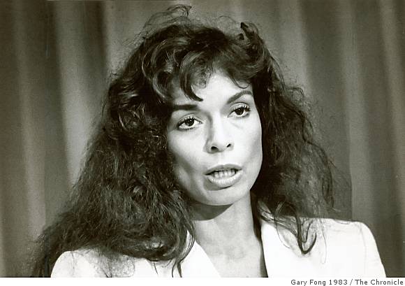 Bianca Jagger an activist in 1983
