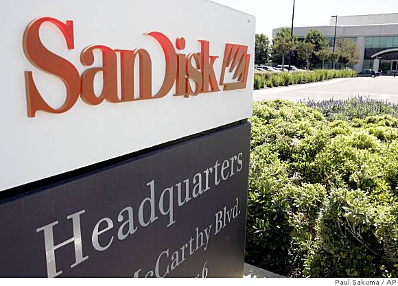 Sales rumor sends SanDisk shares soaring