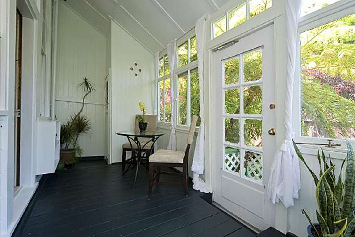 Victorian in Castro features lovely sun porch