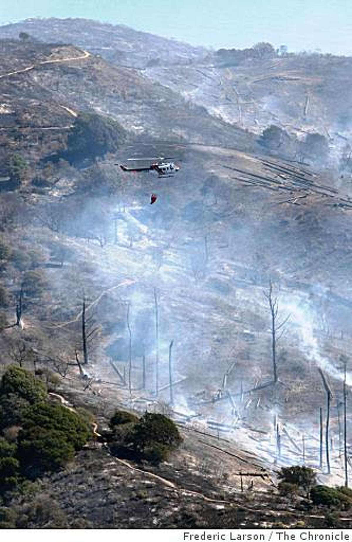 After fire, Angel Island is a park of contrasts