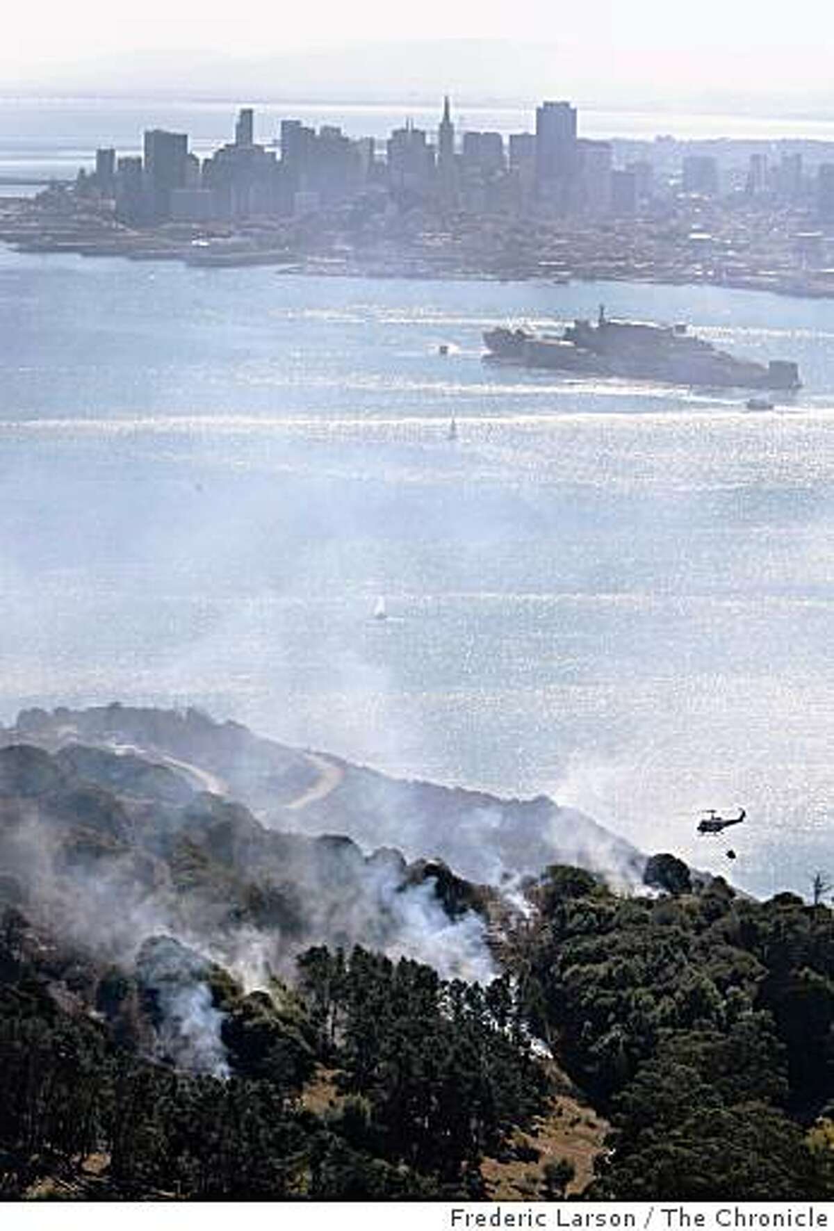 Wildfire transforms Angel Island