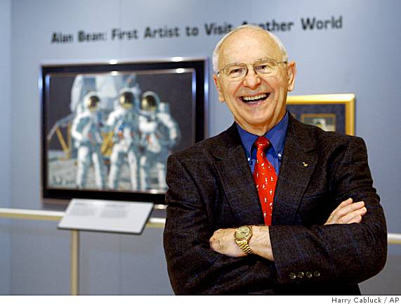 Retired astronaut Bean's art is other worldly