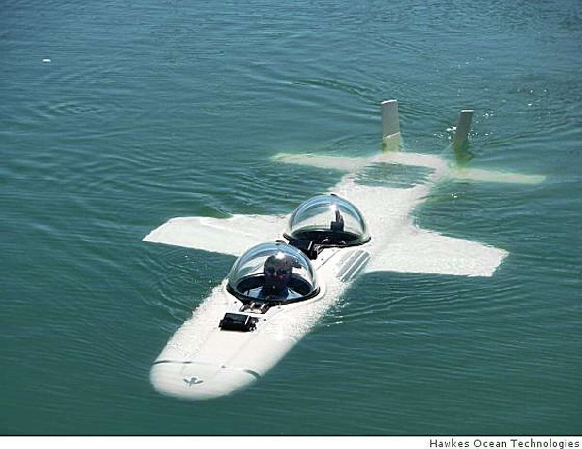 Winged sub almost ready to go very deep