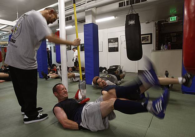 Stockbroker becomes boxer to become firefighter