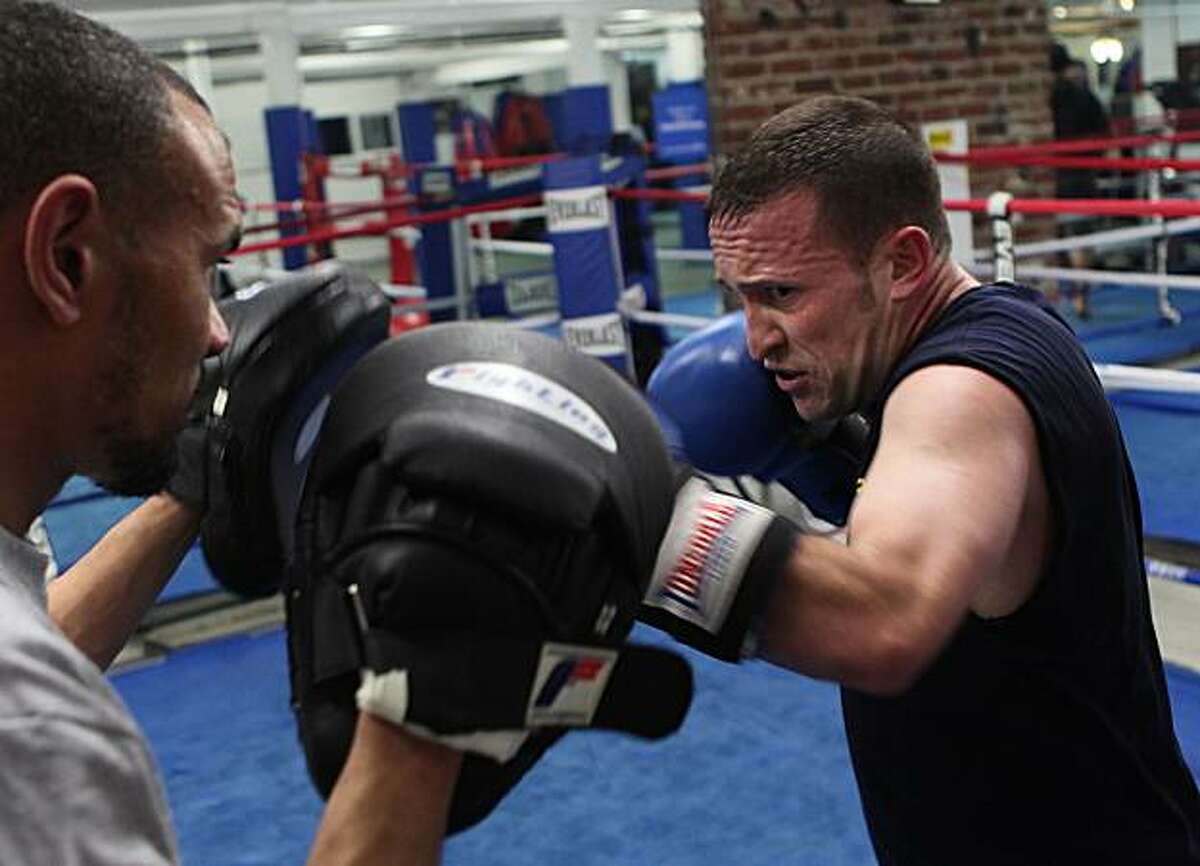 Stockbroker becomes boxer to become firefighter