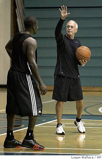 Back in Carolina, Larry Brown now leads the Bobcats