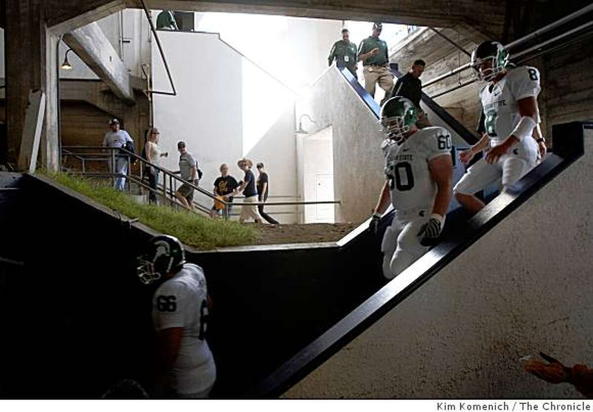 Visiting team's locker room