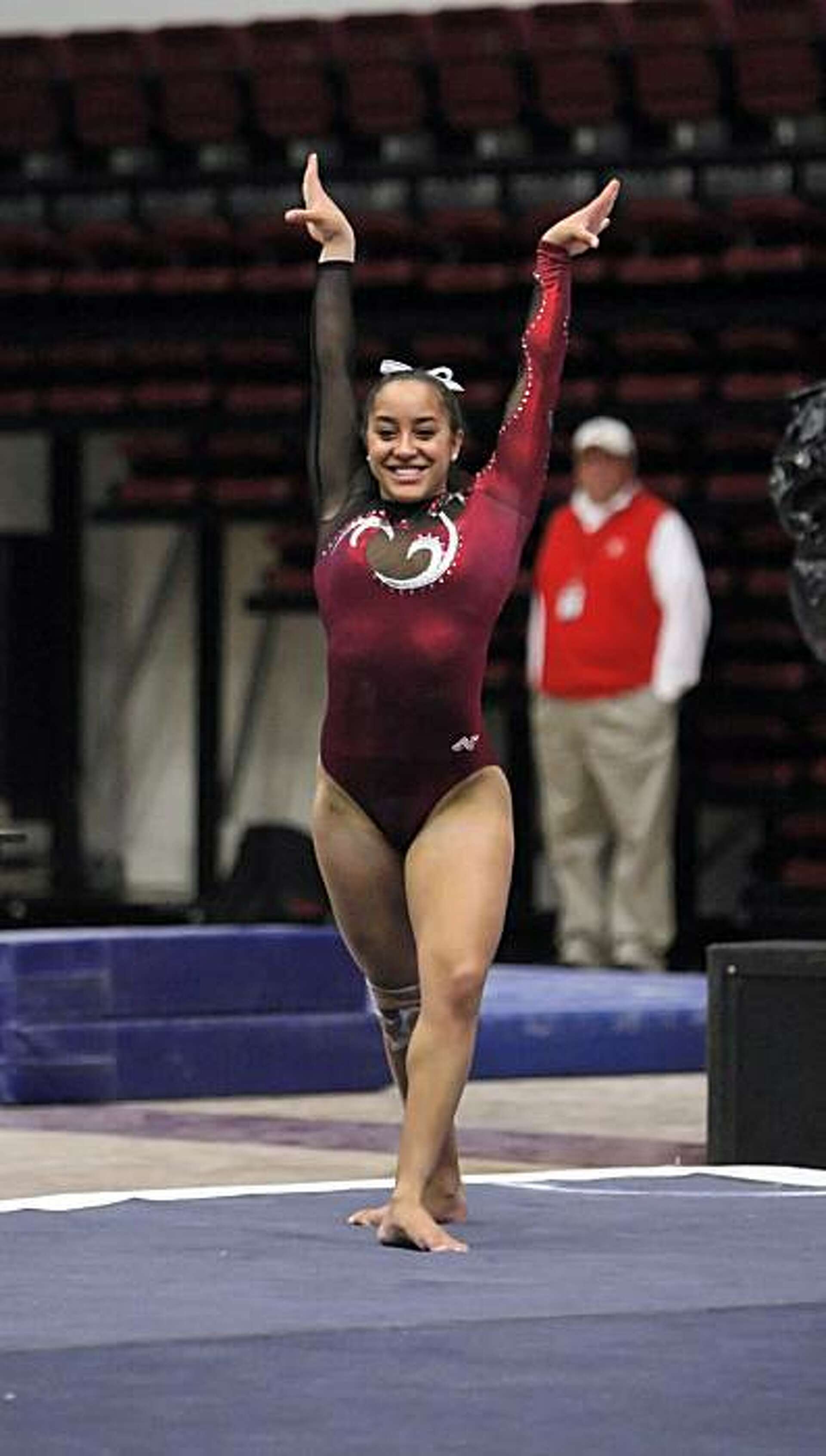 Joe Morgan's daughter stars as Stanford gymnast