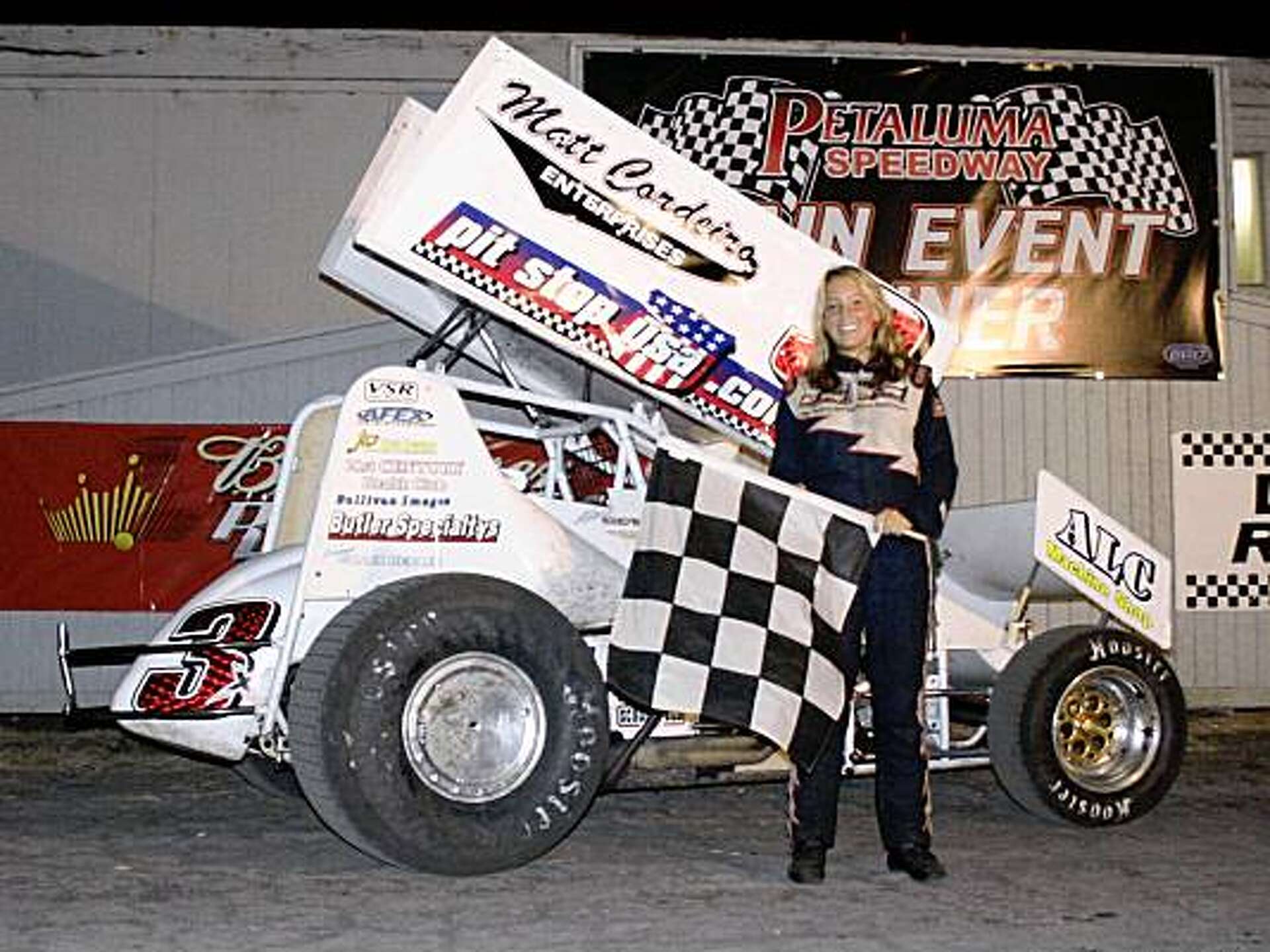 Petaluma Speedway: Geving's on the fast track