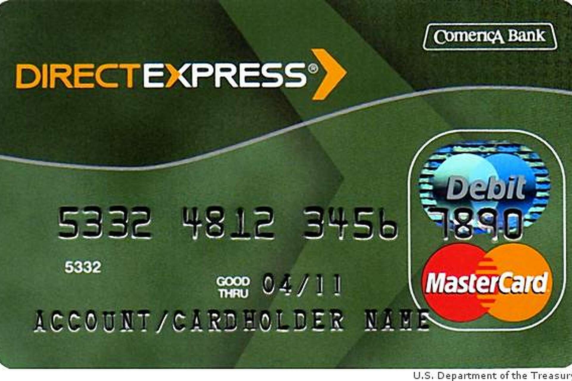 Debit card for Social Security payments