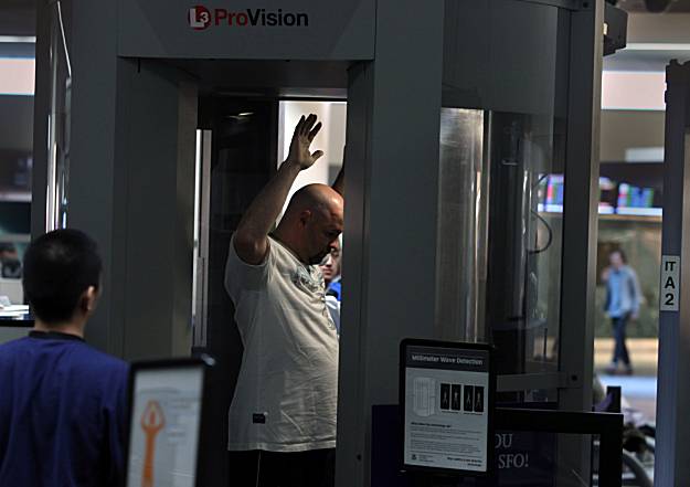 Airport Security Body Scanner Machine