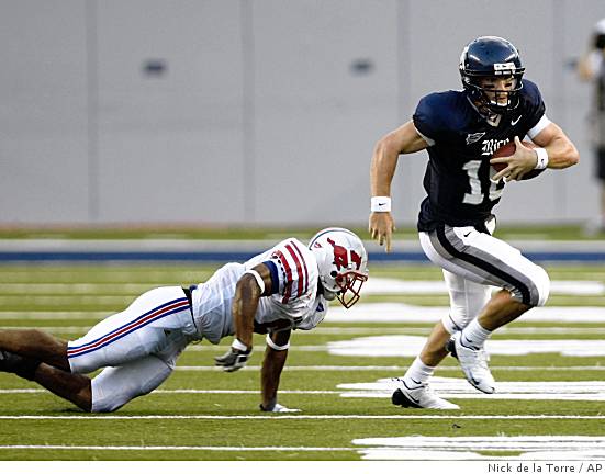 Rice QB's 6 TD passes crush SMU