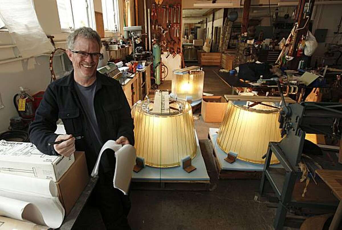 New chandeliers beam with light and art