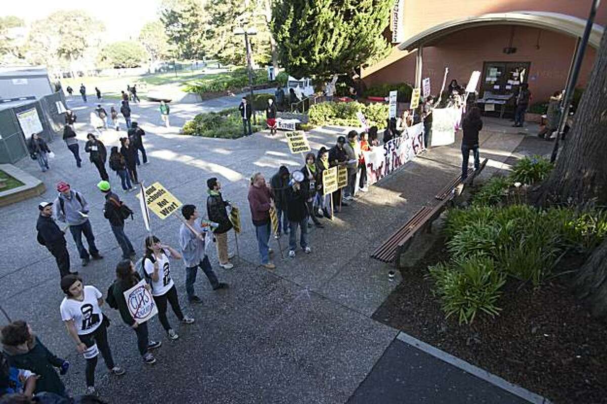 Thousands rally on campuses, streets for schools