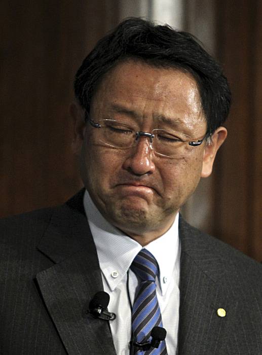 Toyota CEO's tears win Japan's empathy