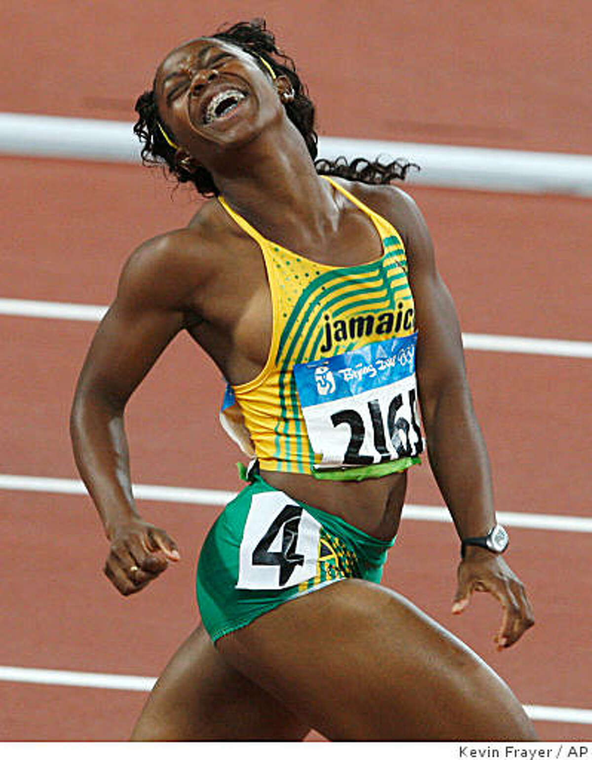 Jamaican sprinters on the fast track