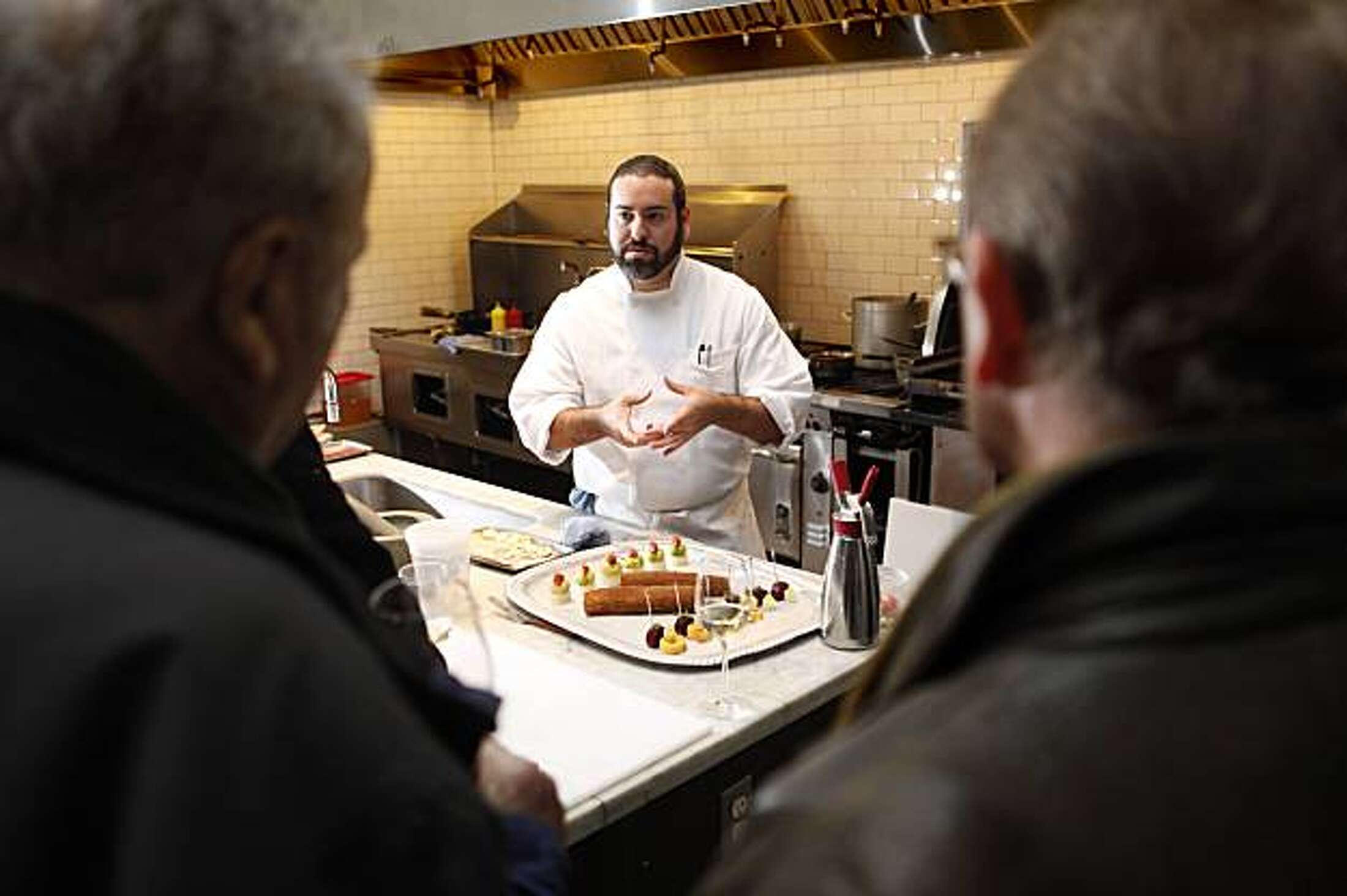 Chef Mark Liberman prepares to take the heat