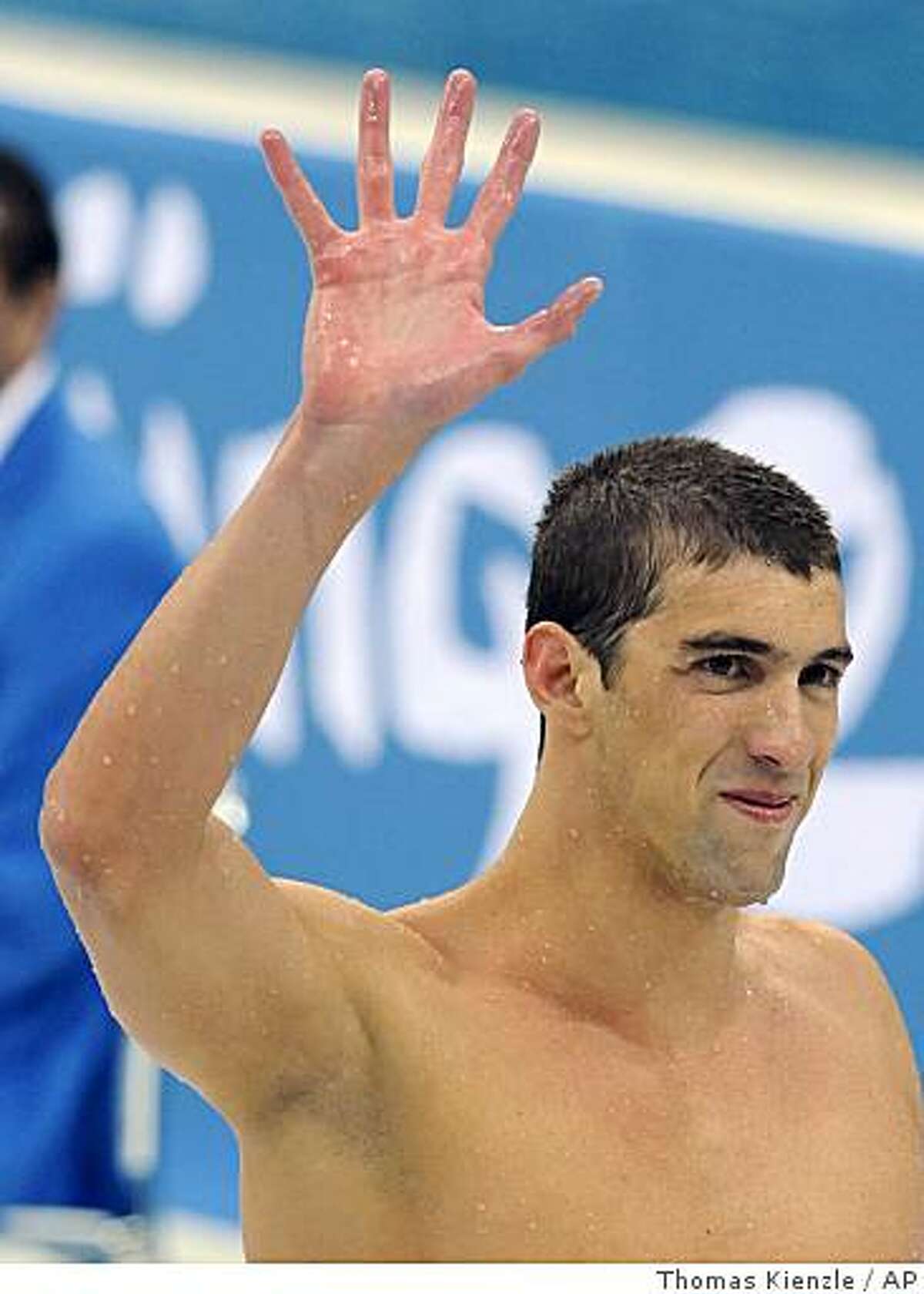 Phelps' first final: One gold, one world record