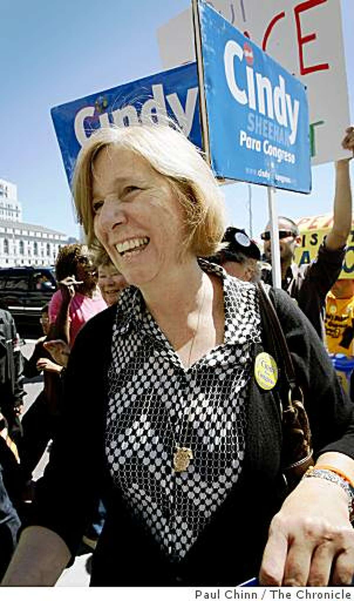 Anti-war activist Cindy Sheehan on the ballot