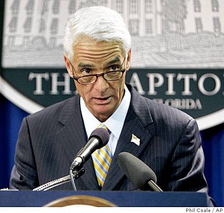 Florida's GOP governor appears to be enjoying Dems' quandary