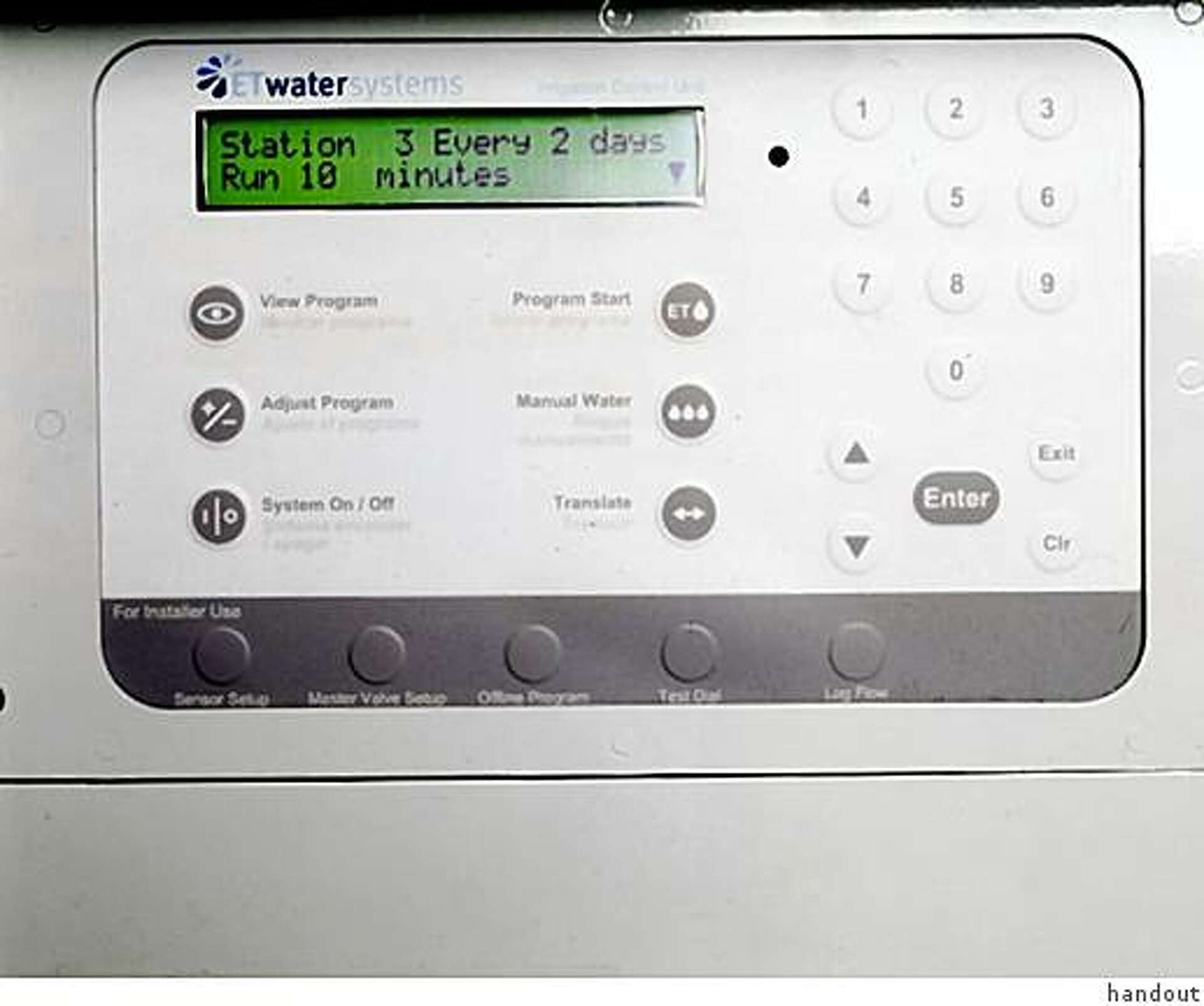 Letting the weather control the water