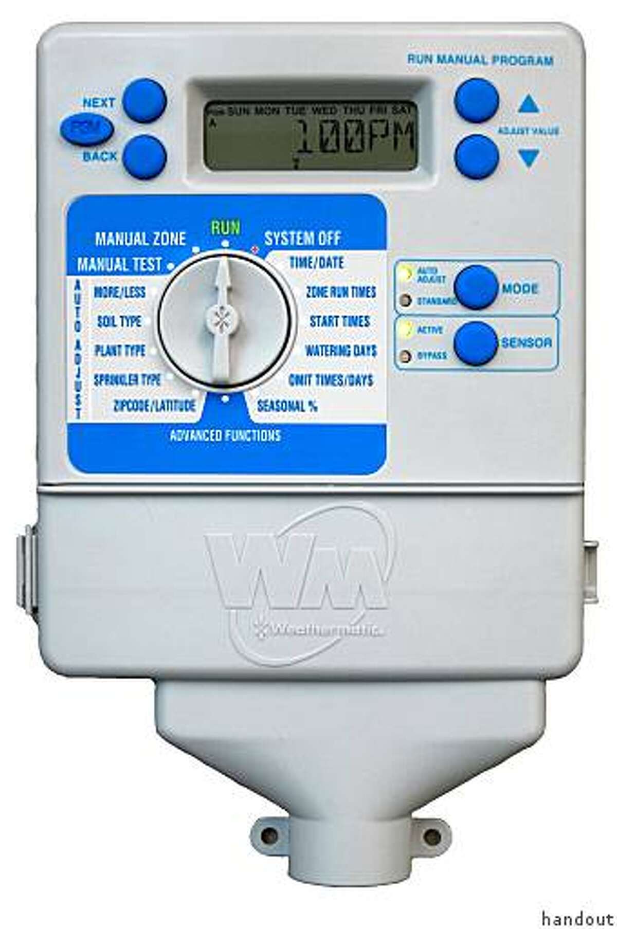 Letting the weather control the water